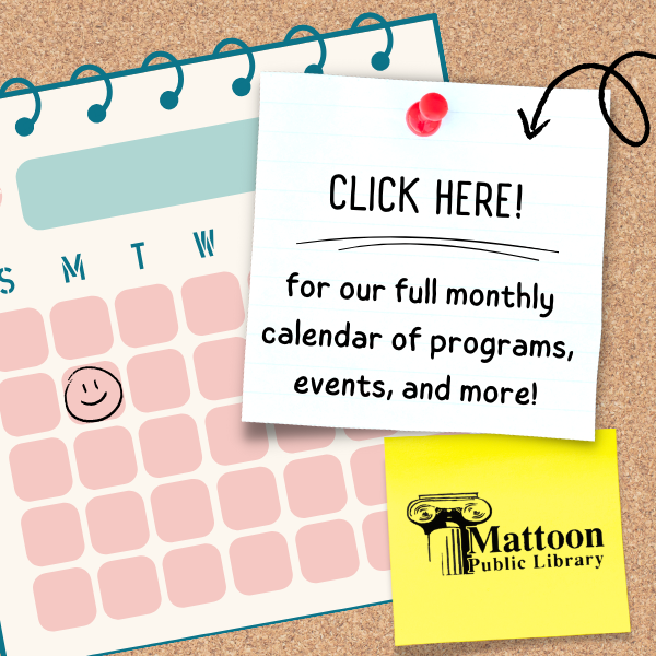 Calendar of Events – Mattoon Public Library